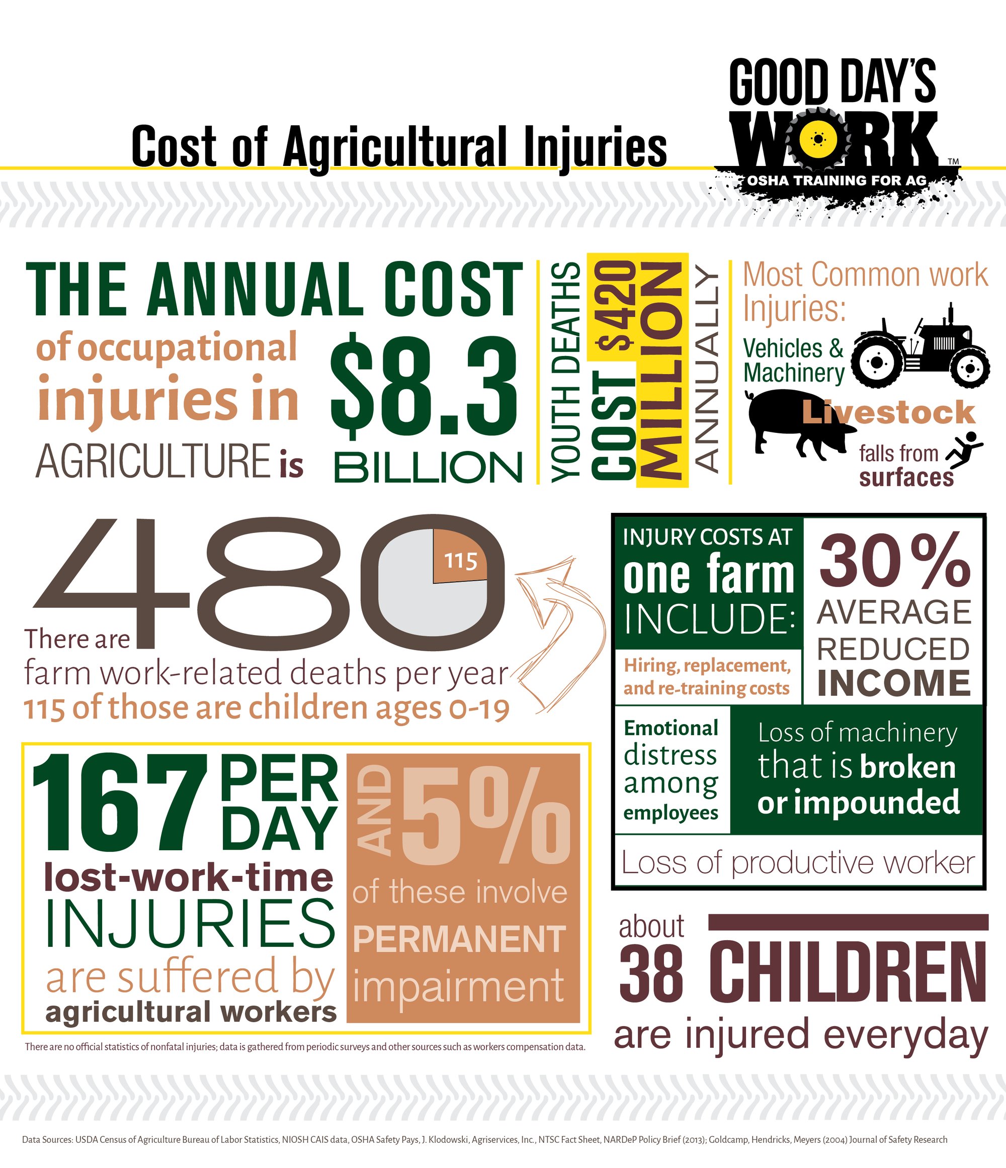 Farm Safety and the Cost of Agricultural Injuries