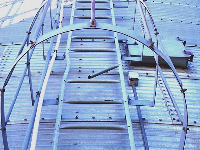 Climbing Grain Bins Safely