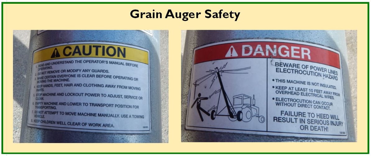 Grain Auger Safety: Know and Manage Safety Risks